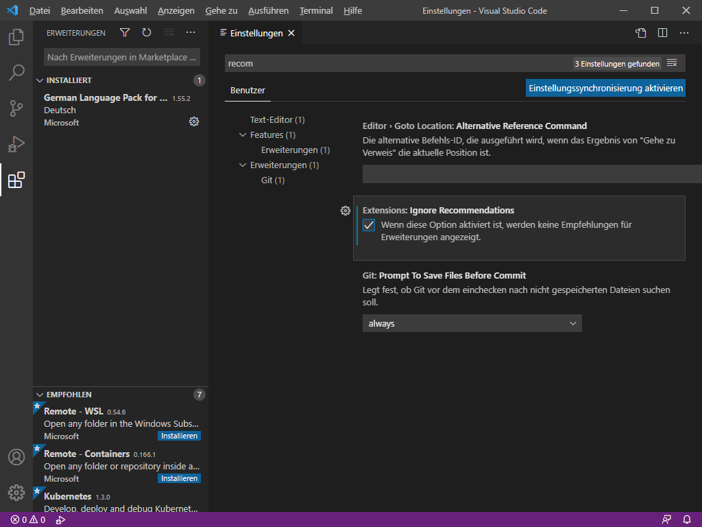 Extension recommendations get downloaded although disabled · Issue #120716 · microsoft/vscode ...