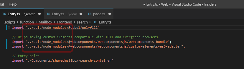 Automatically updating references after renaming folder/file fails · Issue #74409 · microsoft ...