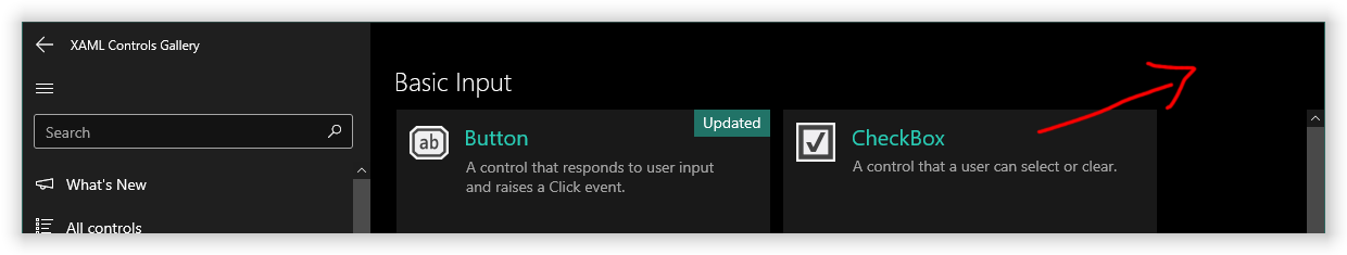 XAML Controls Gallery doesn't gracefully display in dark theme mode · Issue #541 · microsoft ...