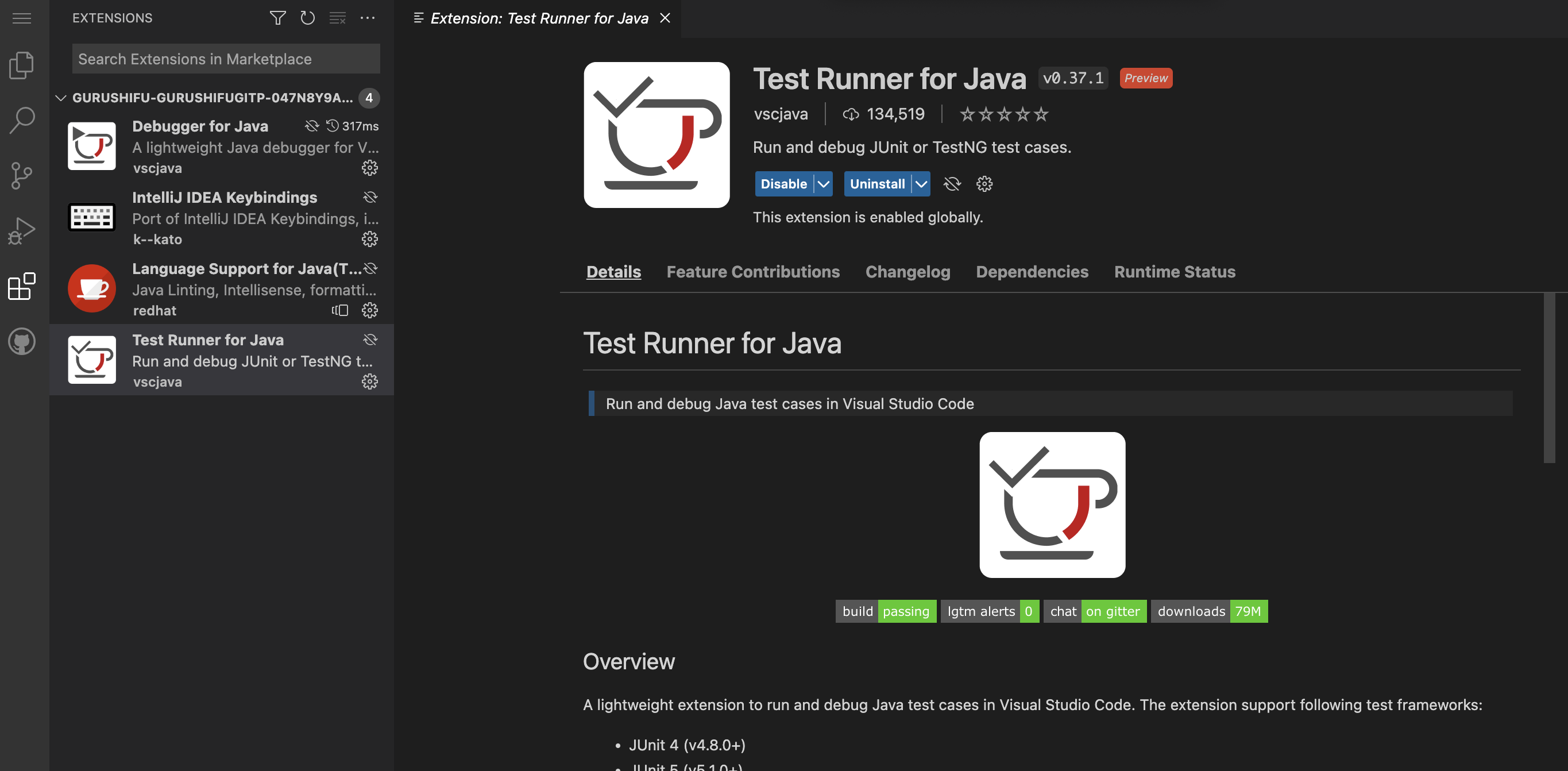 Test Extension Icon Not Visible In The Side Pane · Issue 1501 · Microsoft Vscode Java Test · Github