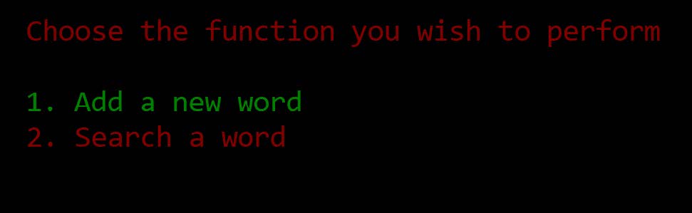 GitHub - Prashantm15/Dictionary-System-using-Trie-Data-Structure: Dictionary is tool used all ...