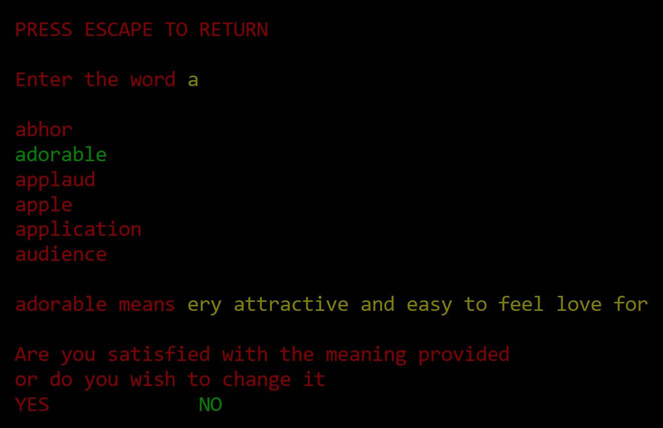 GitHub - Prashantm15/Dictionary-System-using-Trie-Data-Structure: Dictionary is tool used all ...