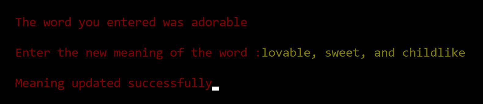 GitHub - Prashantm15/Dictionary-System-using-Trie-Data-Structure: Dictionary is tool used all ...