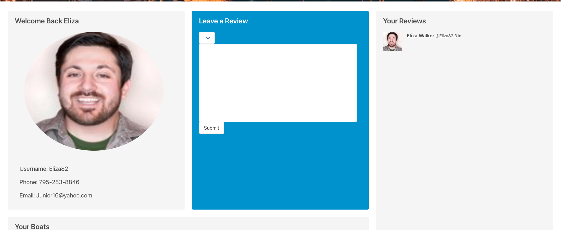 GitHub - ValentaCodes/DiveIn: A web app that simplifies boat renting.