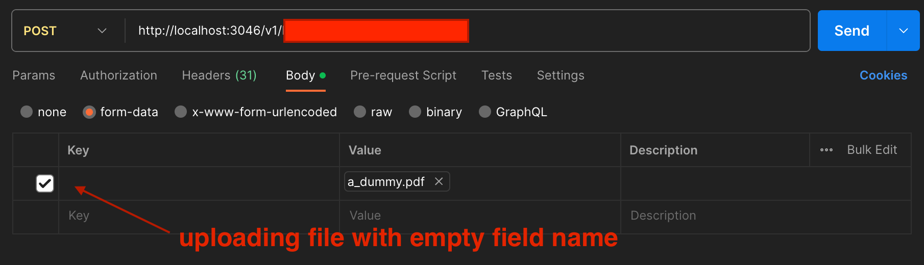 Typeerror Cannot Read Properties Of Undefined Reading Length When Fieldnamesize Is Not Set