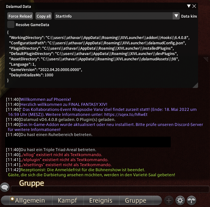 Plugins commands not working · Issue #928 · goatcorp/FFXIVQuickLauncher · GitHub