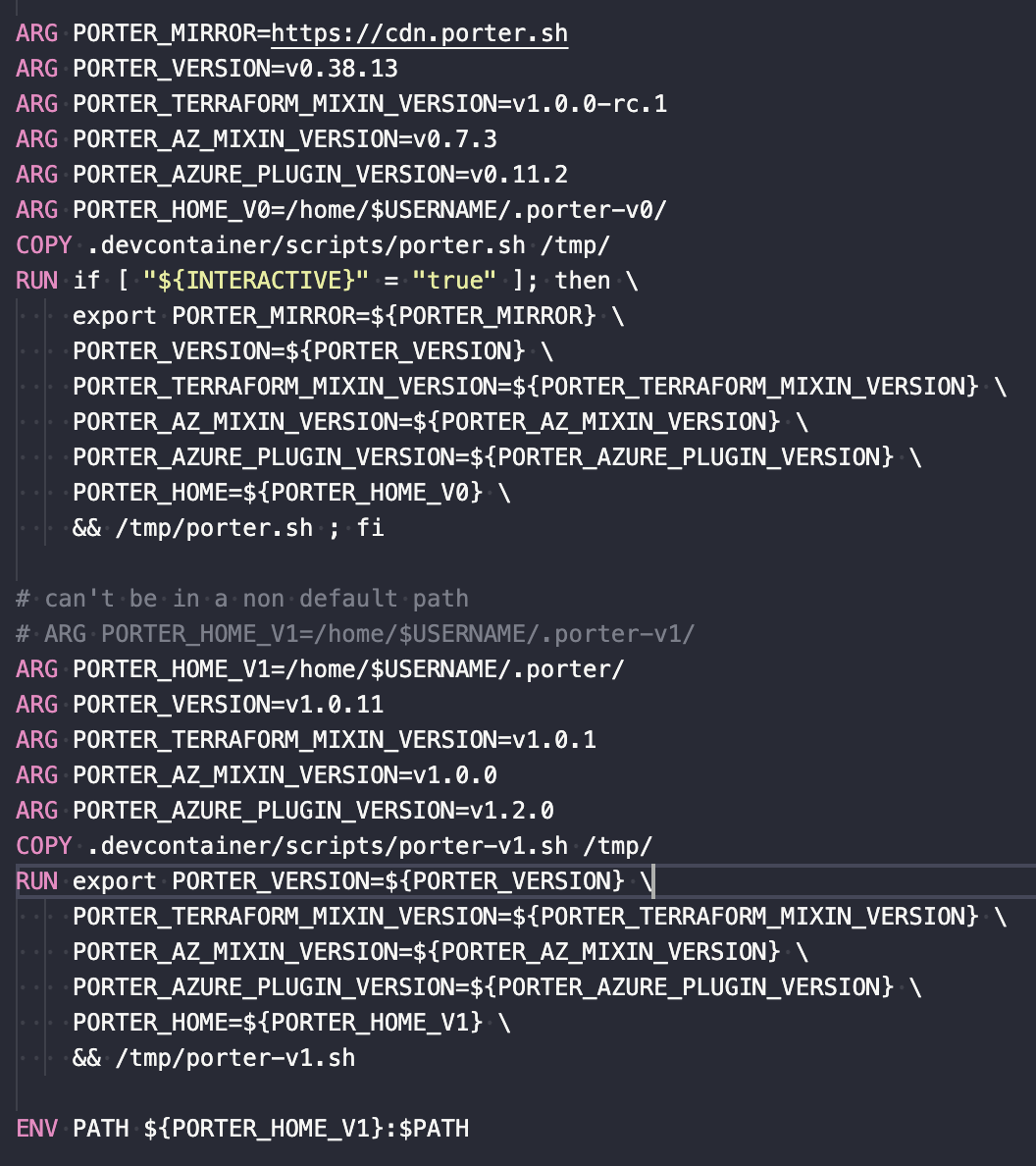 Failure to migrate to Porter v1 · Issue #3737 · microsoft/AzureTRE · GitHub
