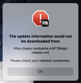 Update information could not be downloaded from... · Issue #907 · FTBTeam/FTB-App · GitHub