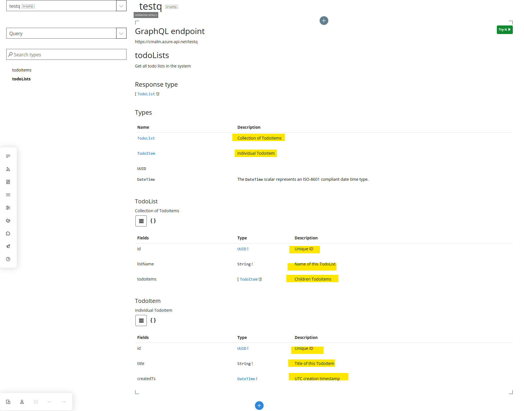 GraphQL field Descriptions Not Showing in API Details · Issue #2023 · Azure/api-management ...