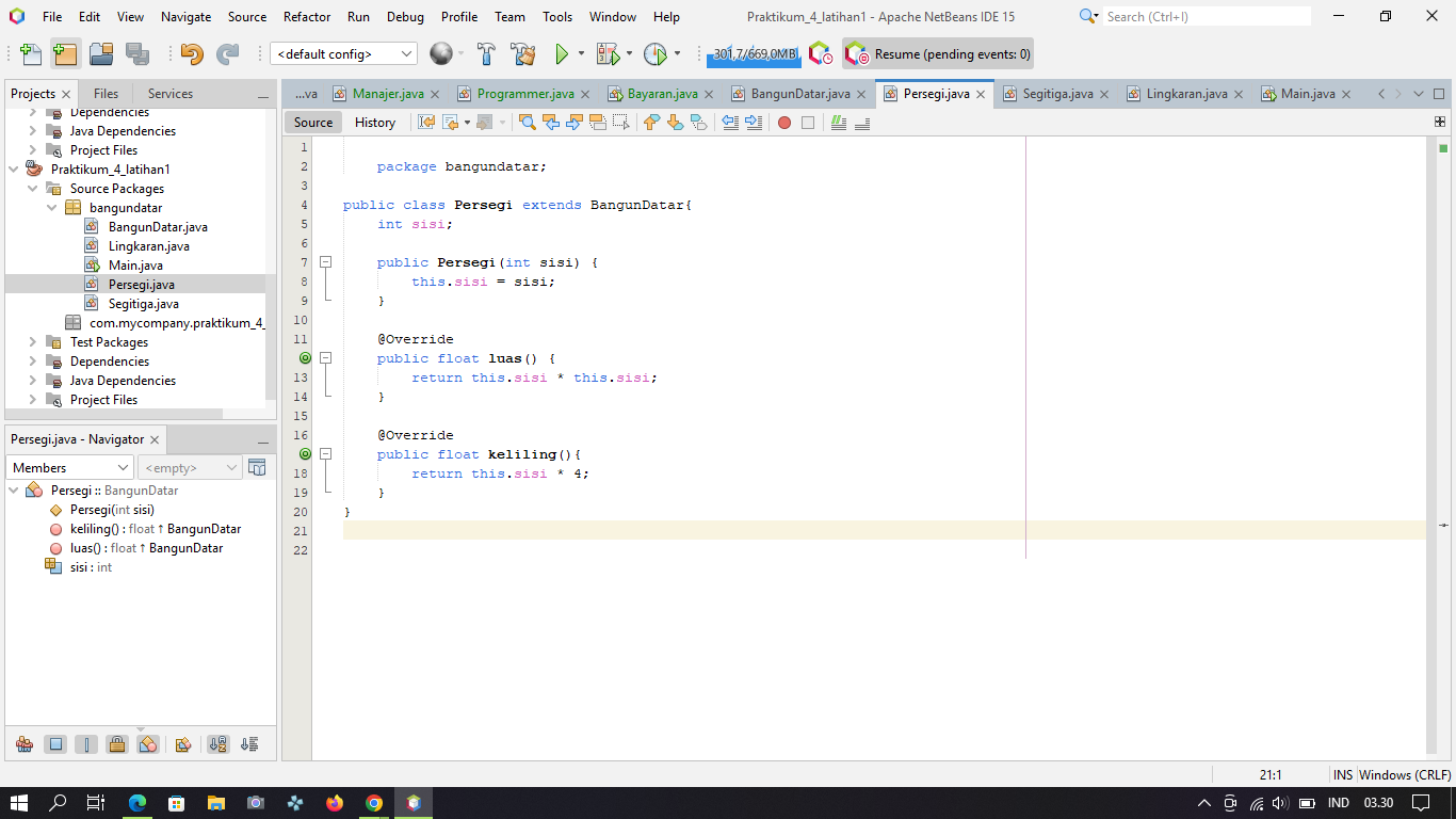 GitHub - Hasbihasbullah/Praktikum4_: praktikum4_Pertemuan7(polimorfisme)