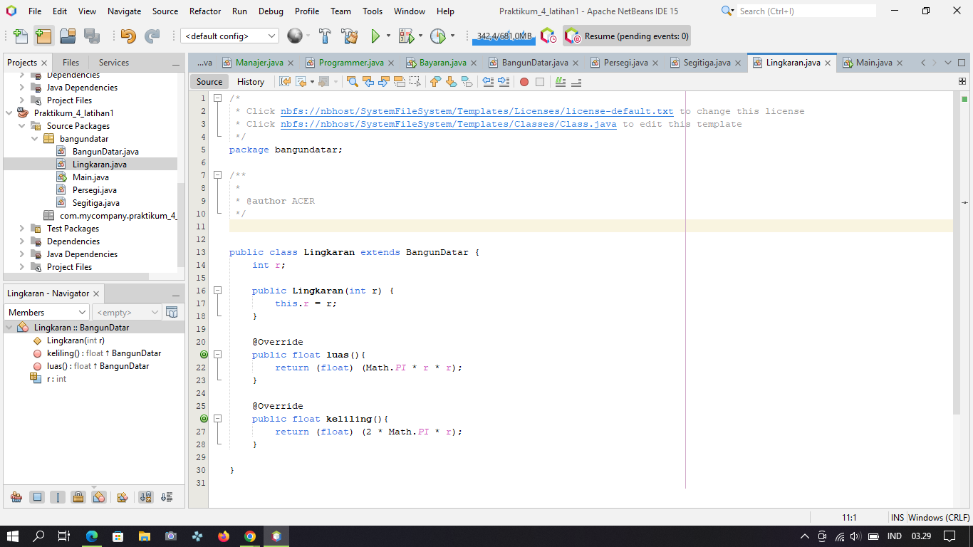 GitHub - Hasbihasbullah/Praktikum4_: praktikum4_Pertemuan7(polimorfisme)