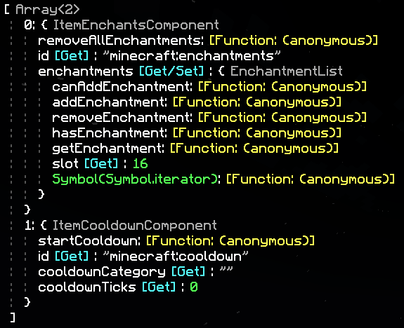 [gametest] Cannot Get Itemstack Components From Item Entity · Issue 320 · Microsoftdocs