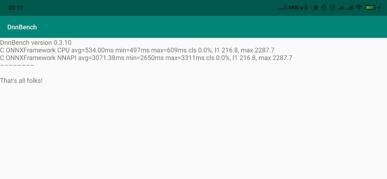 is NNAPI enabled? · Issue #1 · Rohithkvsp/OnnxRuntimeAndorid · GitHub
