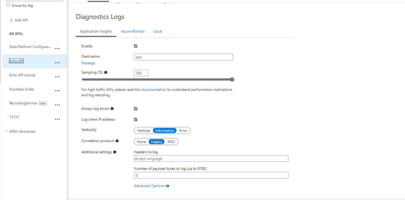 Code based solution for manual portal steps for "Enable Application Insights logging for your ...