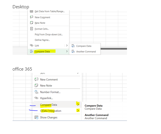 Context Multiple Menu is not working on Excel Desktop · Issue #2601 ...