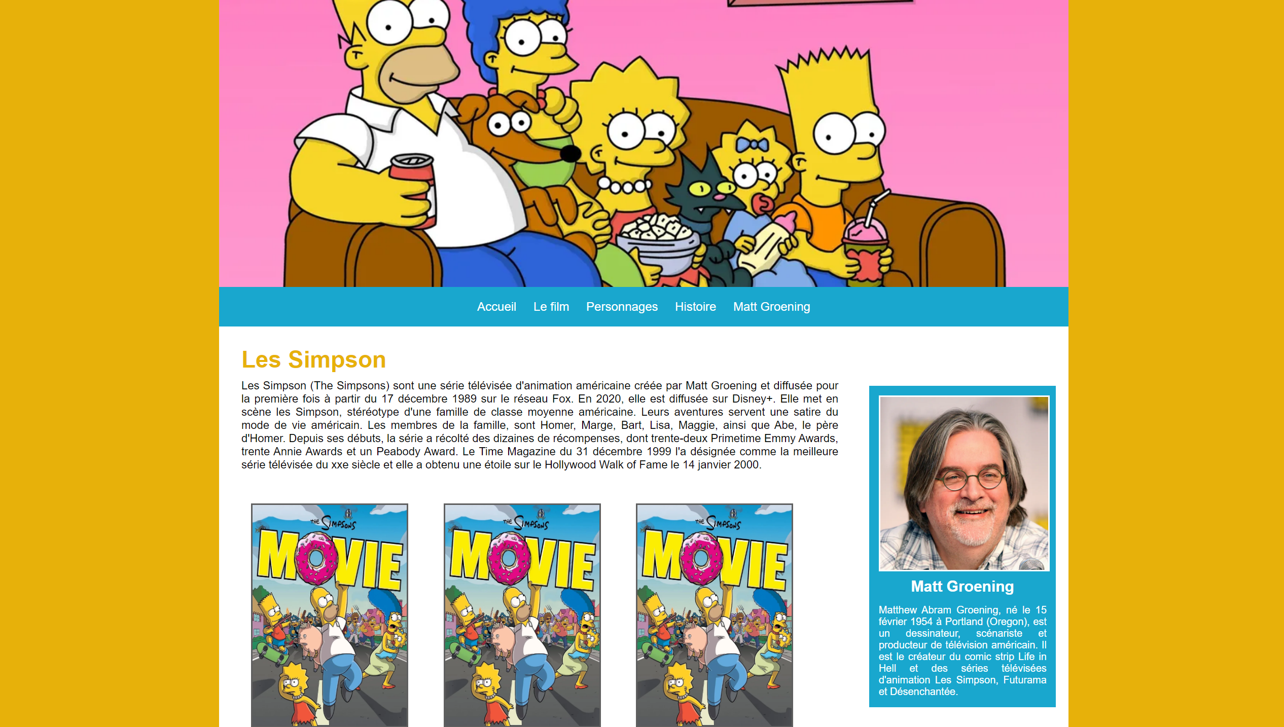 GitHub - CN-Works/Simpsons-Fan-Page: A cool Simpsons fan page (Web/Mobile)