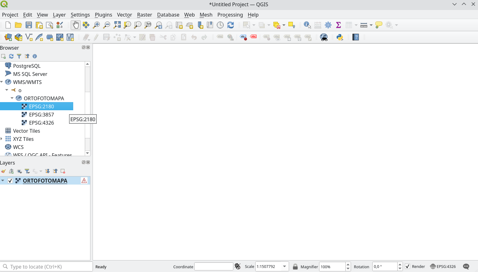 WMTS with EPSG:2180 projection doesn't work with QGIS 3.26 · Issue ...