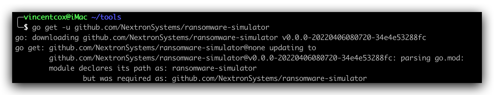 Installing issue · Issue #1 · NextronSystems/ransomware-simulator · GitHub