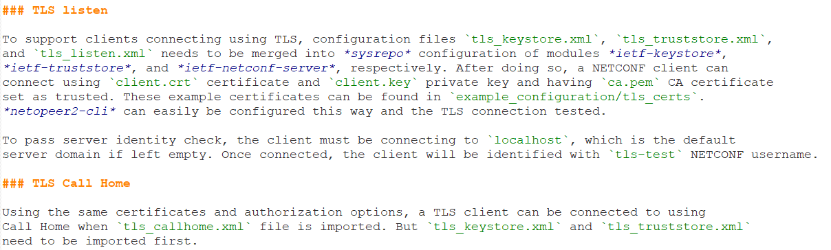 Invalid leafref value "servercert" for tls_listen.xml · Issue #2615 · sysrepo/sysrepo · GitHub