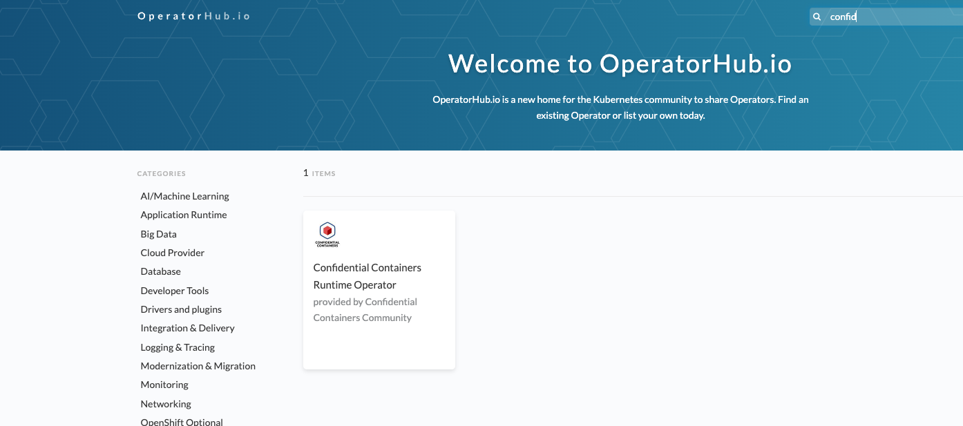 COCO first release: Publishing the CC operator via operator hub · Issue #46 · confidential ...