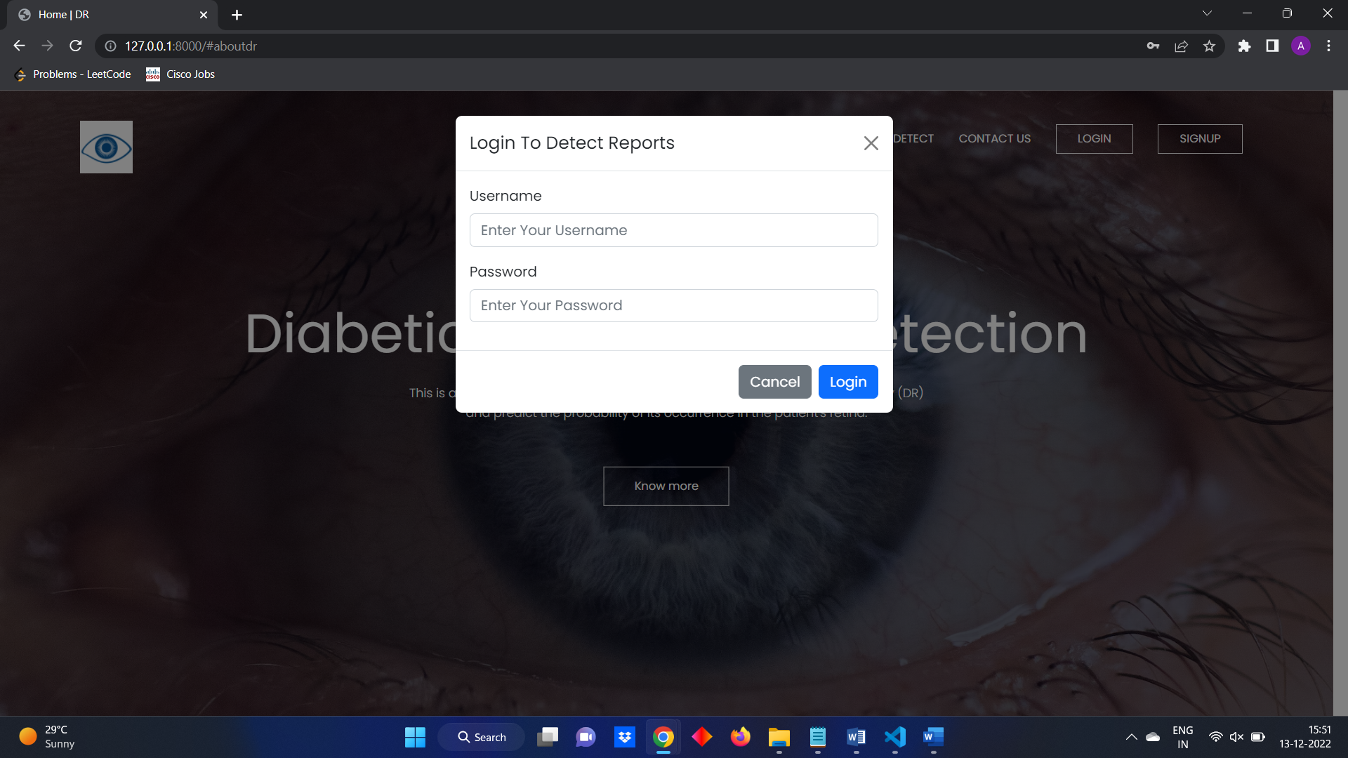 Github Akash Durga Diabetic Retinopathy This Is A Web Application Designed To Classify The