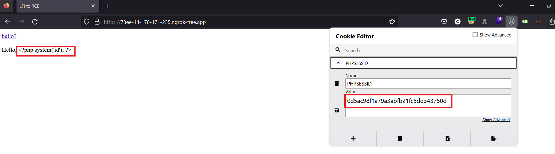 GitHub - caodchuong312/lfi-to-rce-via-log