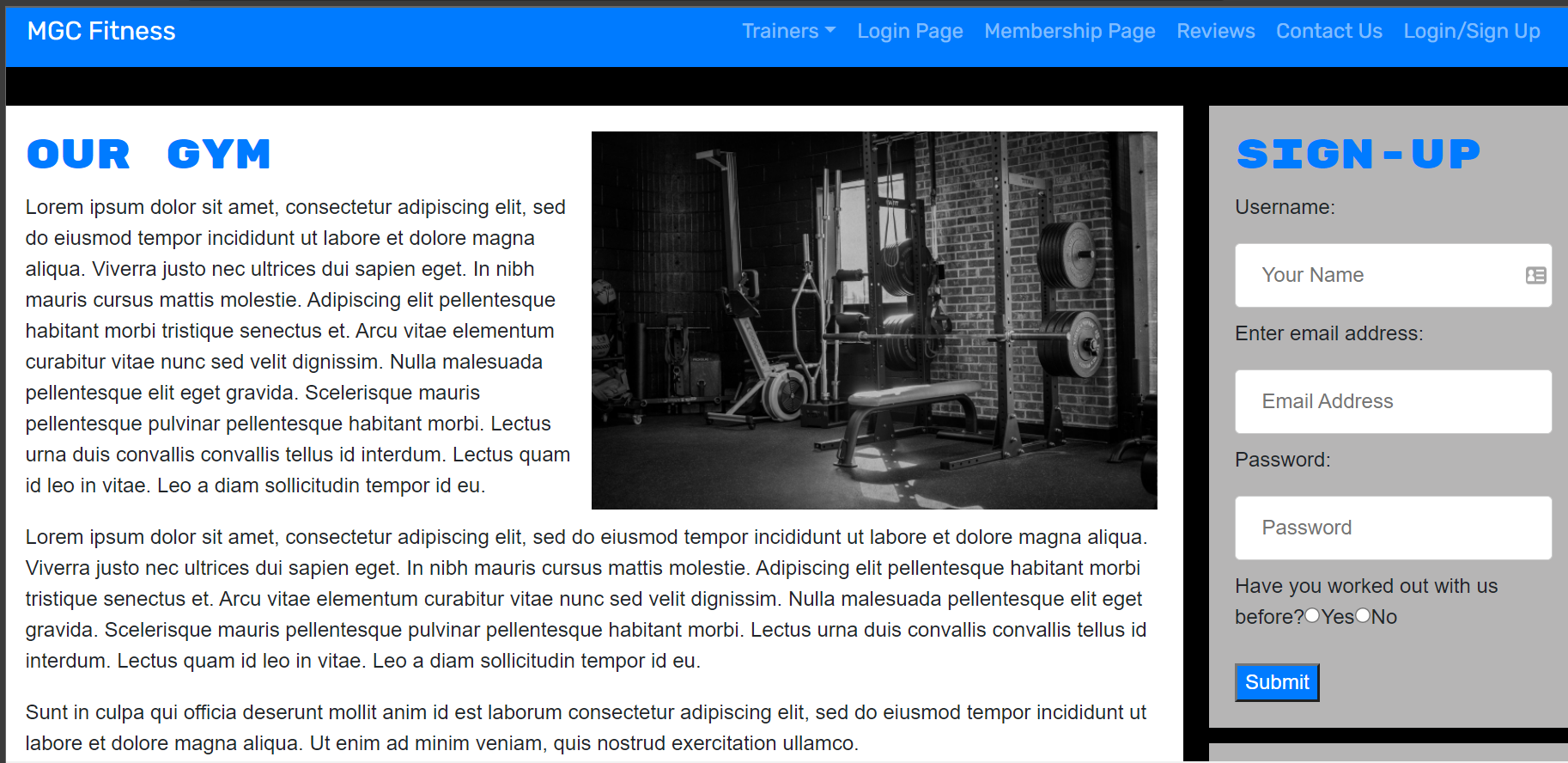 GitHub - wilhelmm01/gym-management