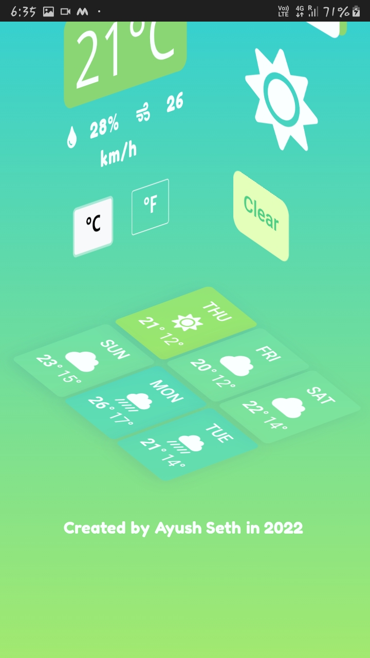 GitHub - imayushseth/WeatherForecasting-WF-App: Weather Forecast