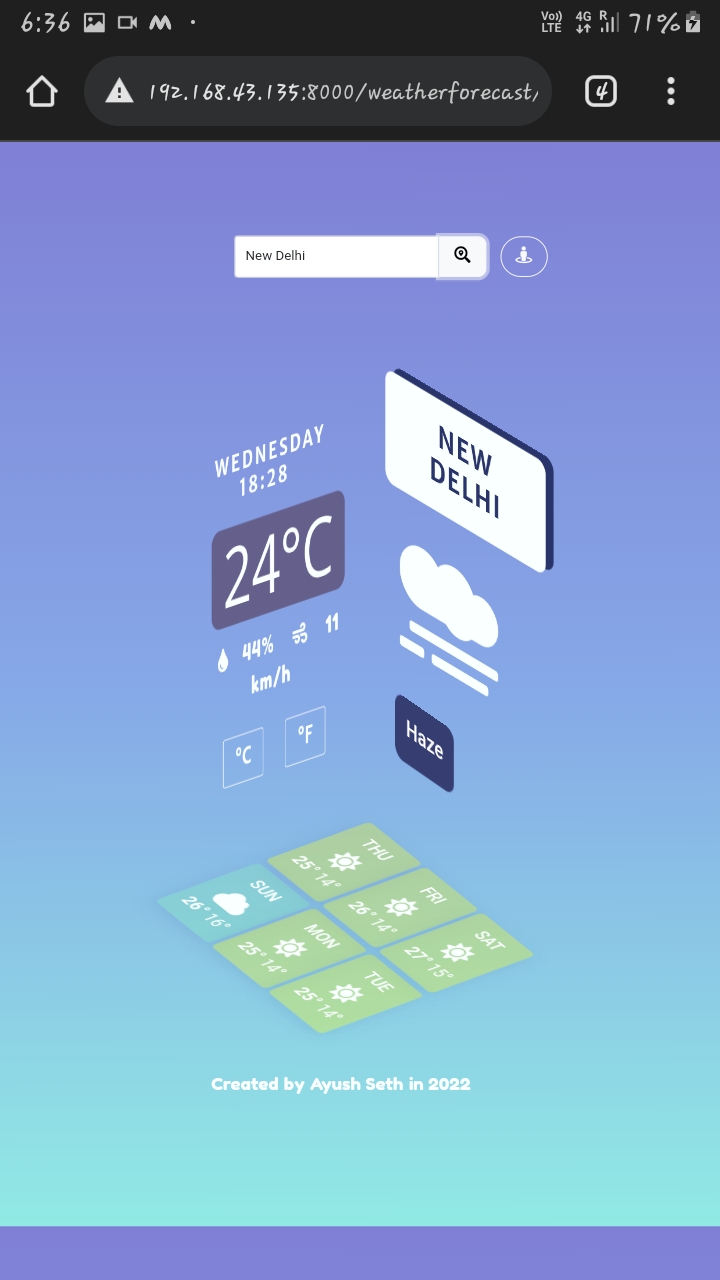 GitHub - imayushseth/WeatherForecasting-WF-App: Weather Forecast
