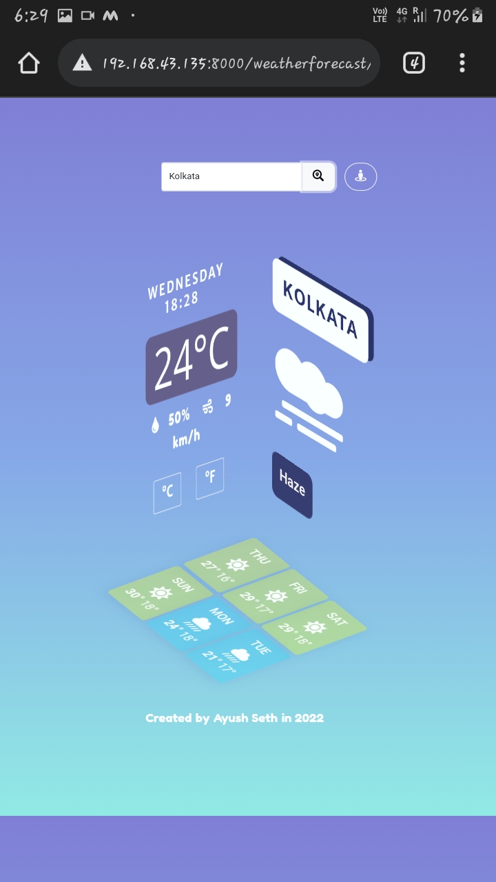 GitHub - imayushseth/WeatherForecasting-WF-App: Weather Forecast