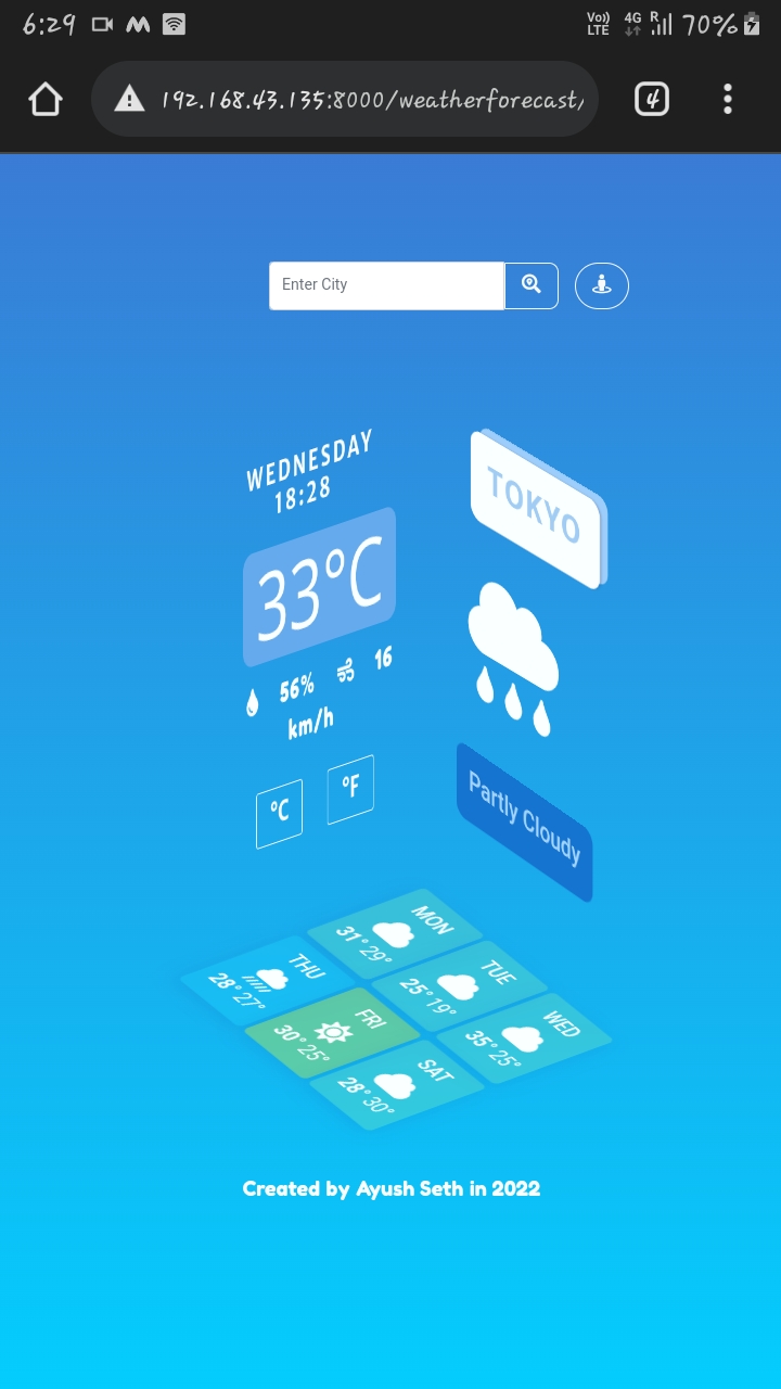 GitHub - imayushseth/WeatherForecasting-WF-App: Weather Forecast