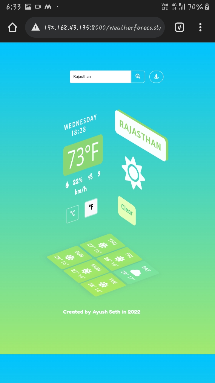 GitHub - imayushseth/WeatherForecasting-WF-App: Weather Forecast
