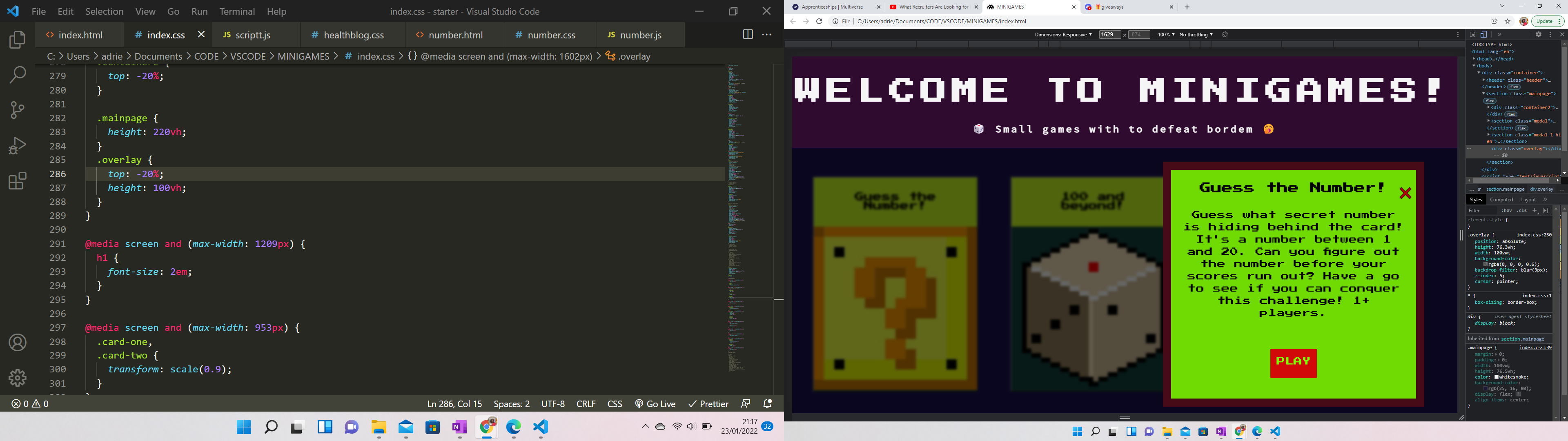 Github Codeswitha Minigames I Made This Responsive Minigames