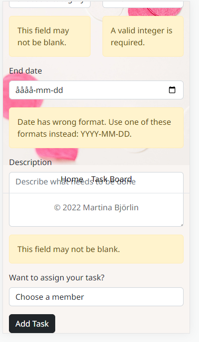 Alert pushes form outside element · Issue #99 · MartinaB91/project5-task-app-front · GitHub