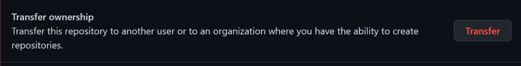 Account being deleted, transfer repo to another user · community · Discussion #30563 · GitHub