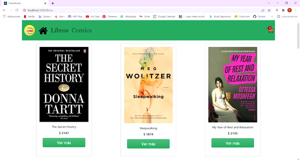 ChamBooks - React.js | ReactJS