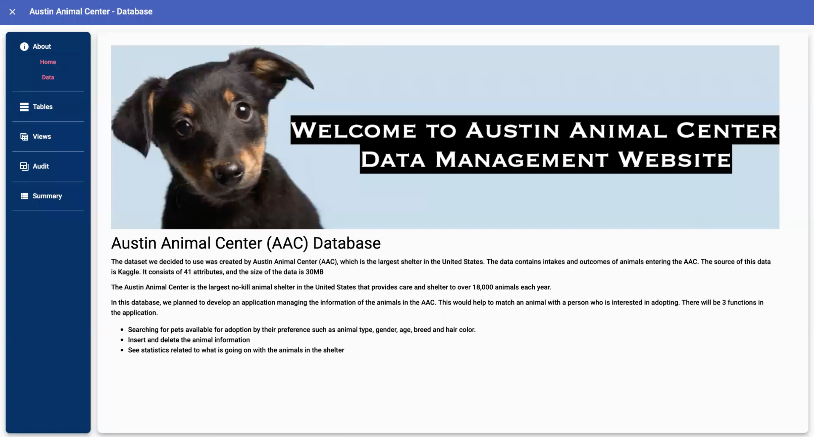 GitHub - soyeon-datascience/Austin-Animal-Center-Database-SQL