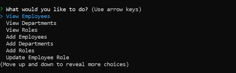 GitHub - gammahazard/EmployeeManager: A command line application to easily manage your employees!