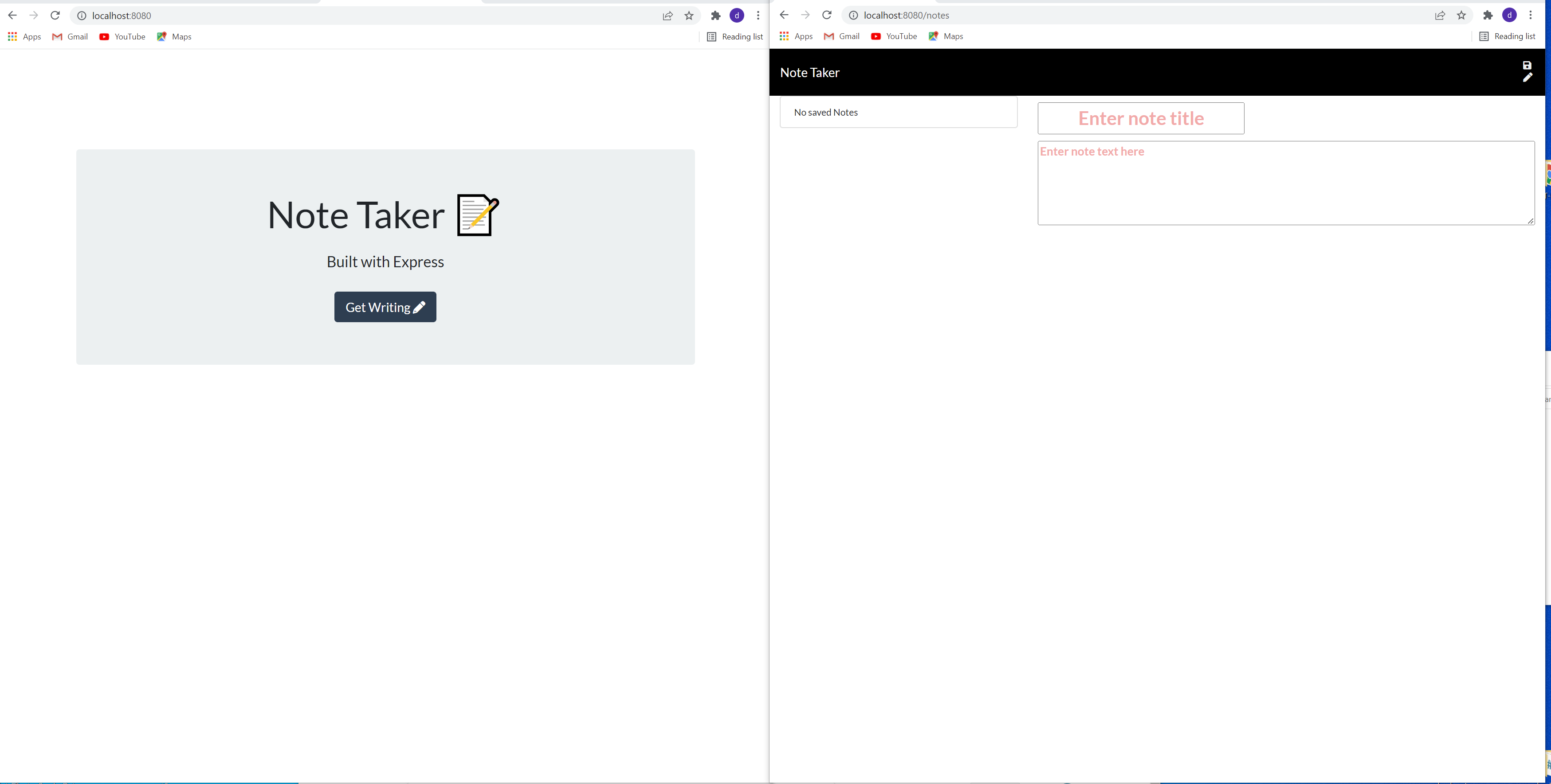 GitHub - gammahazard/NoteTaker: Write down important notes to ensure ...
