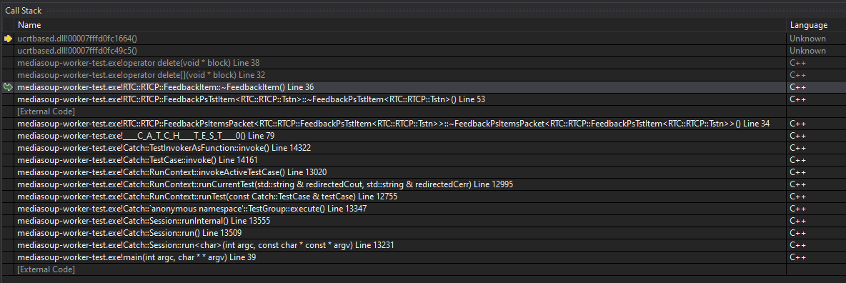 Heap corruption on Windows in worker tests · Issue #702 · versatica ...