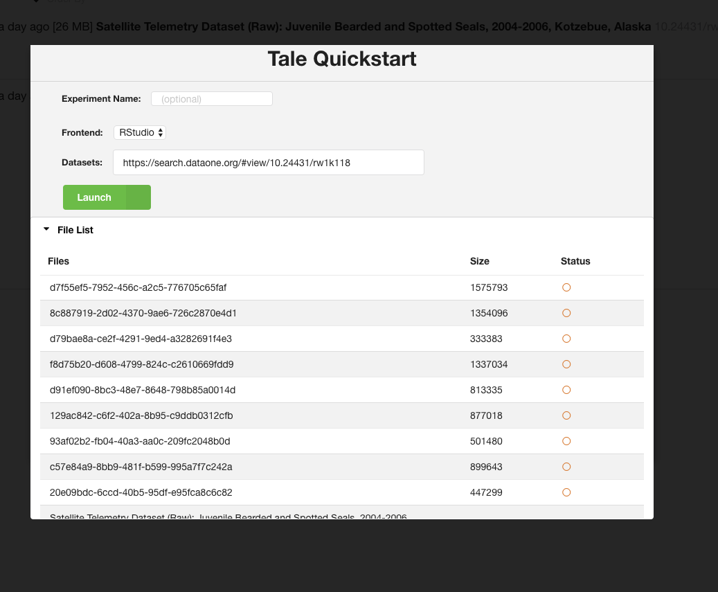 Implement Modal Dialog for DataONE Registration · Issue #122 · whole-tale/dashboard · GitHub