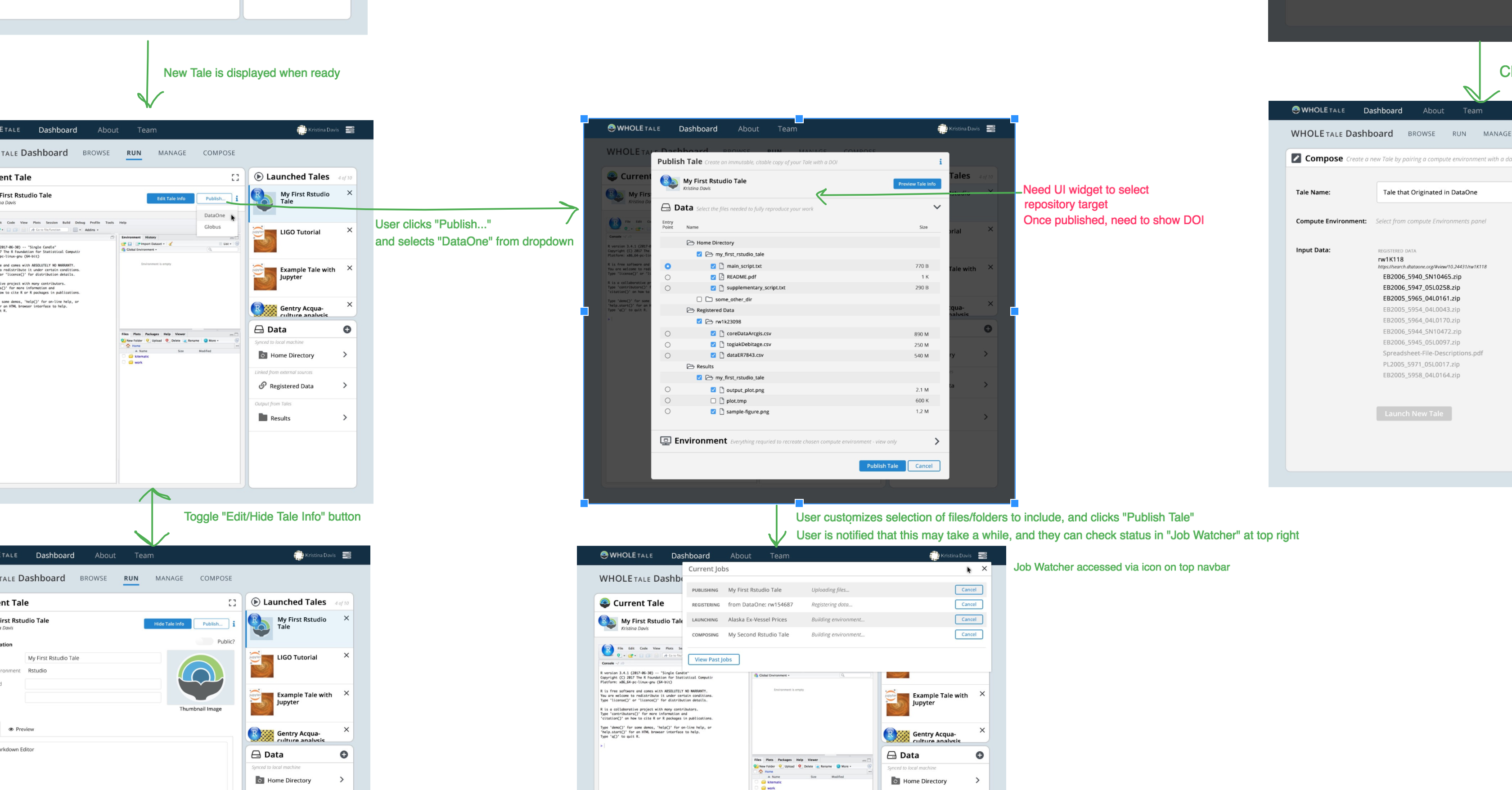 Tale Publishing Modal Dialog · Issue #147 · whole-tale/dashboard · GitHub