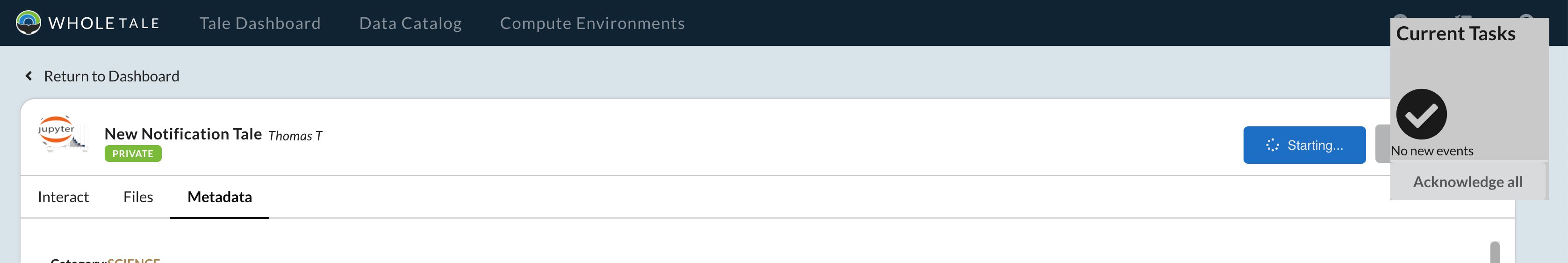 Task viewer takes up button real estate · Issue #84 · whole-tale/ngx-dashboard · GitHub