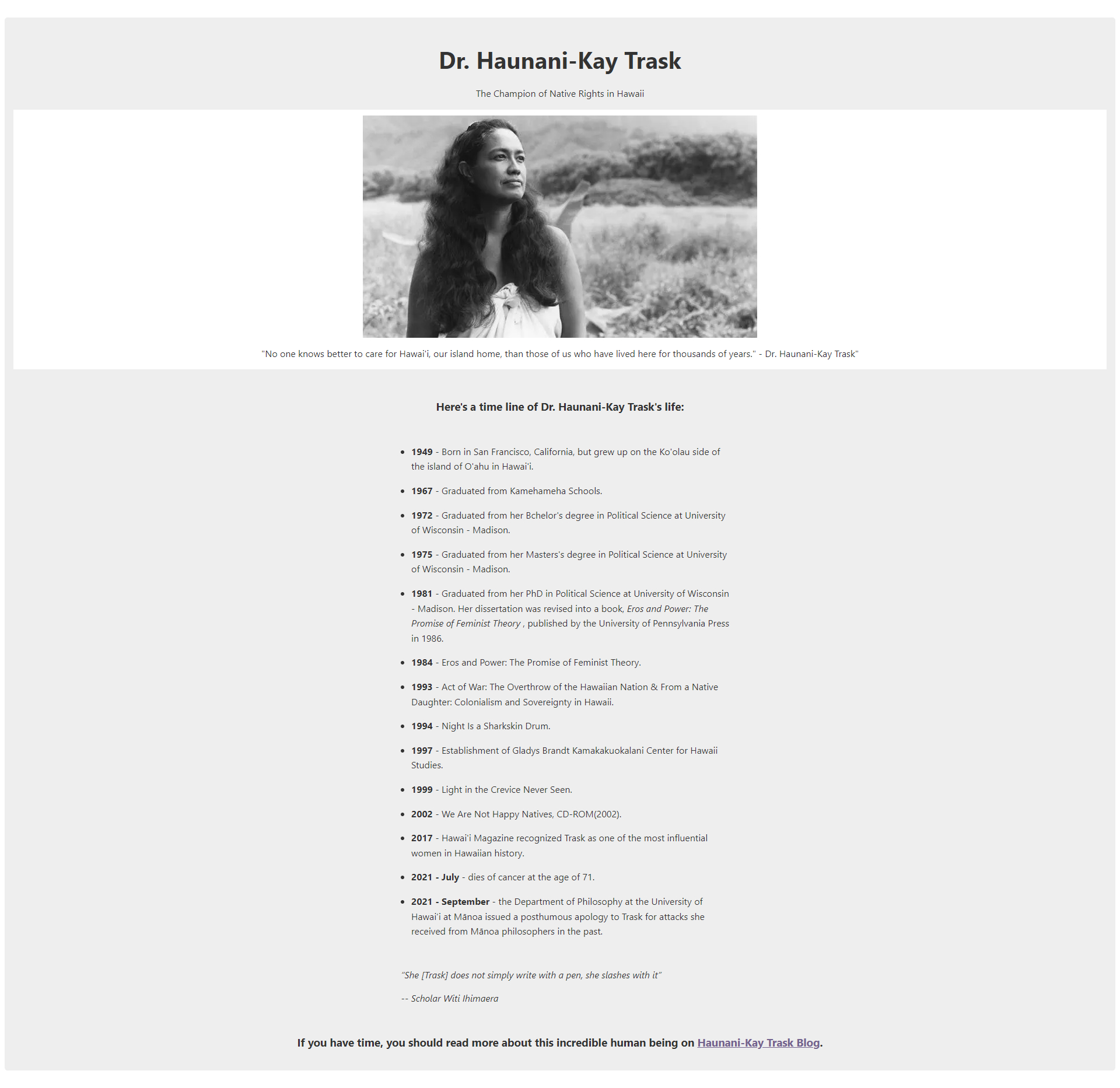 GitHub - tanyaleepr/tribute
