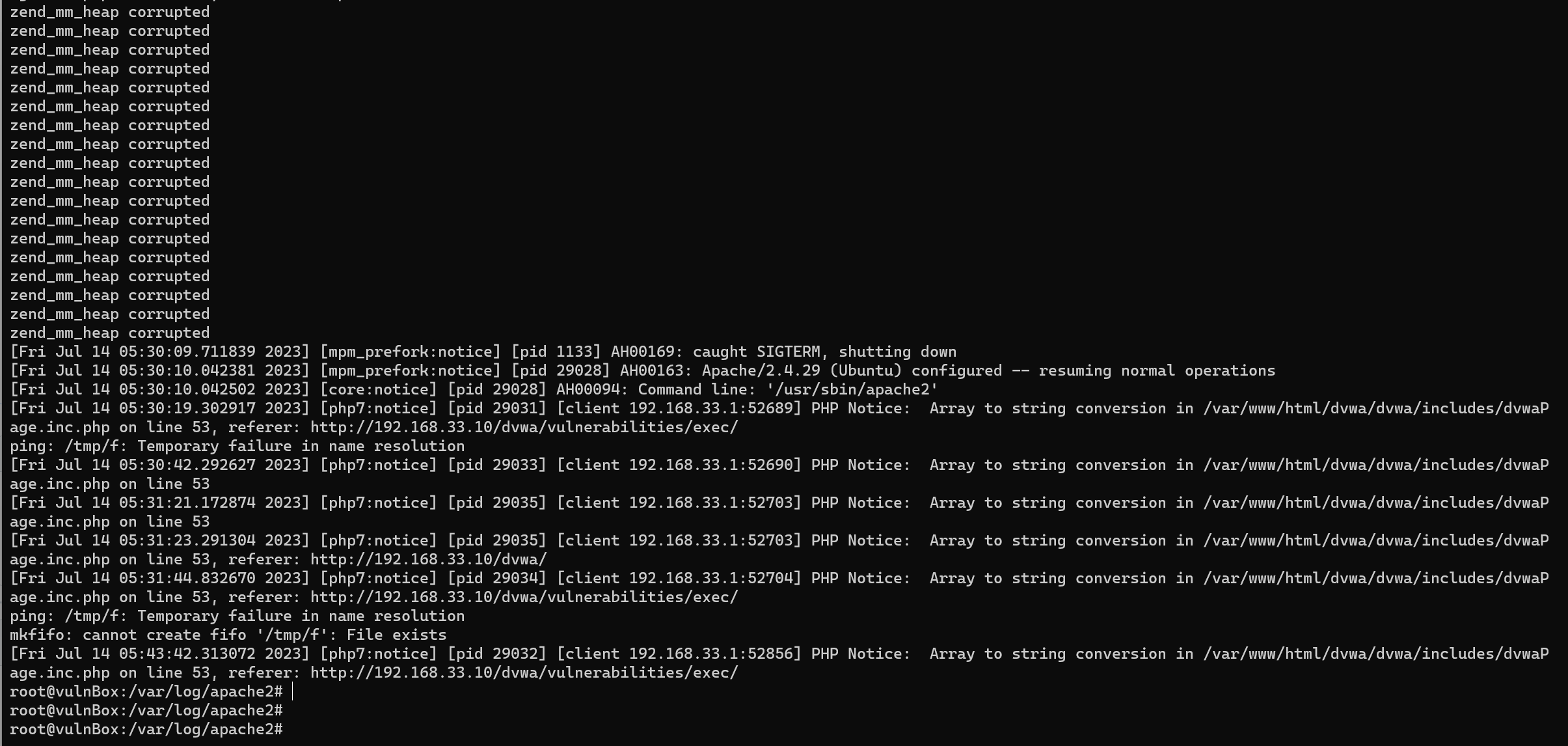 Reverse Shell payloads for Command Injection Challenge in DVWA not working properly · Issue #568 ...