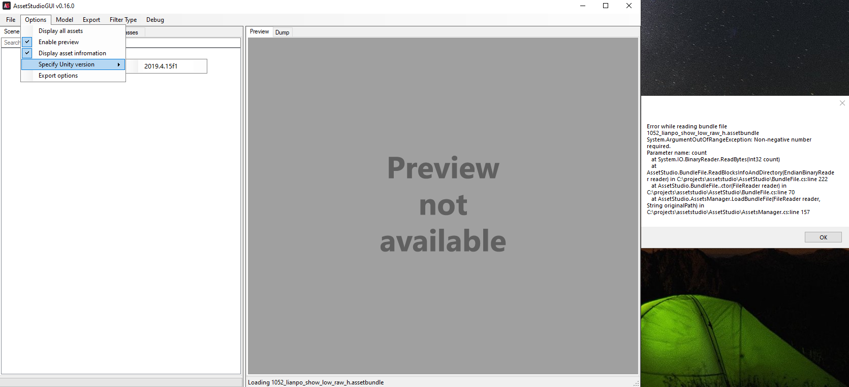 can't open assetbundle file... · Issue #862 · Perfare/AssetStudio · GitHub