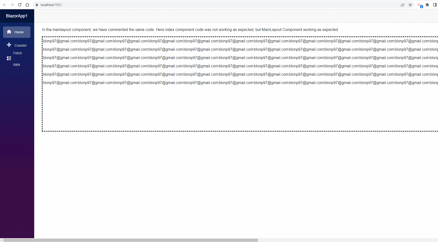 Mainlayout Page prevents the responsive table rendering when element has 100% width · Issue ...