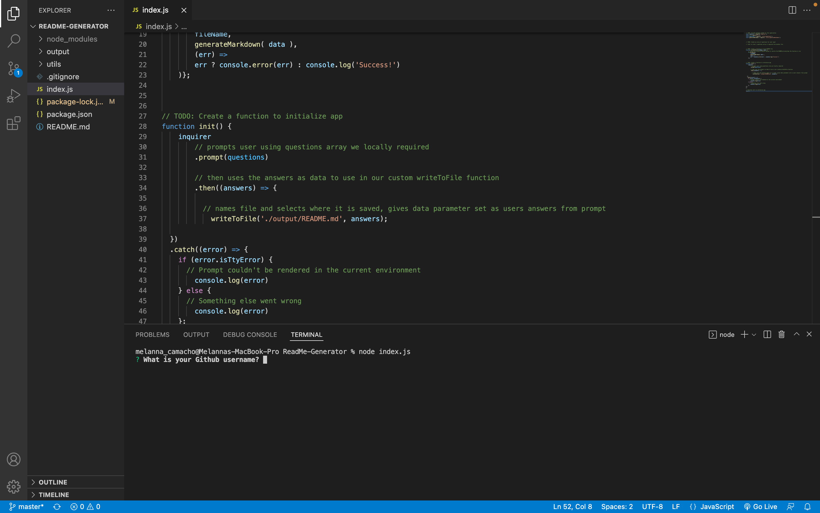 GitHub - Malcolm0729/ReadMe-Generator