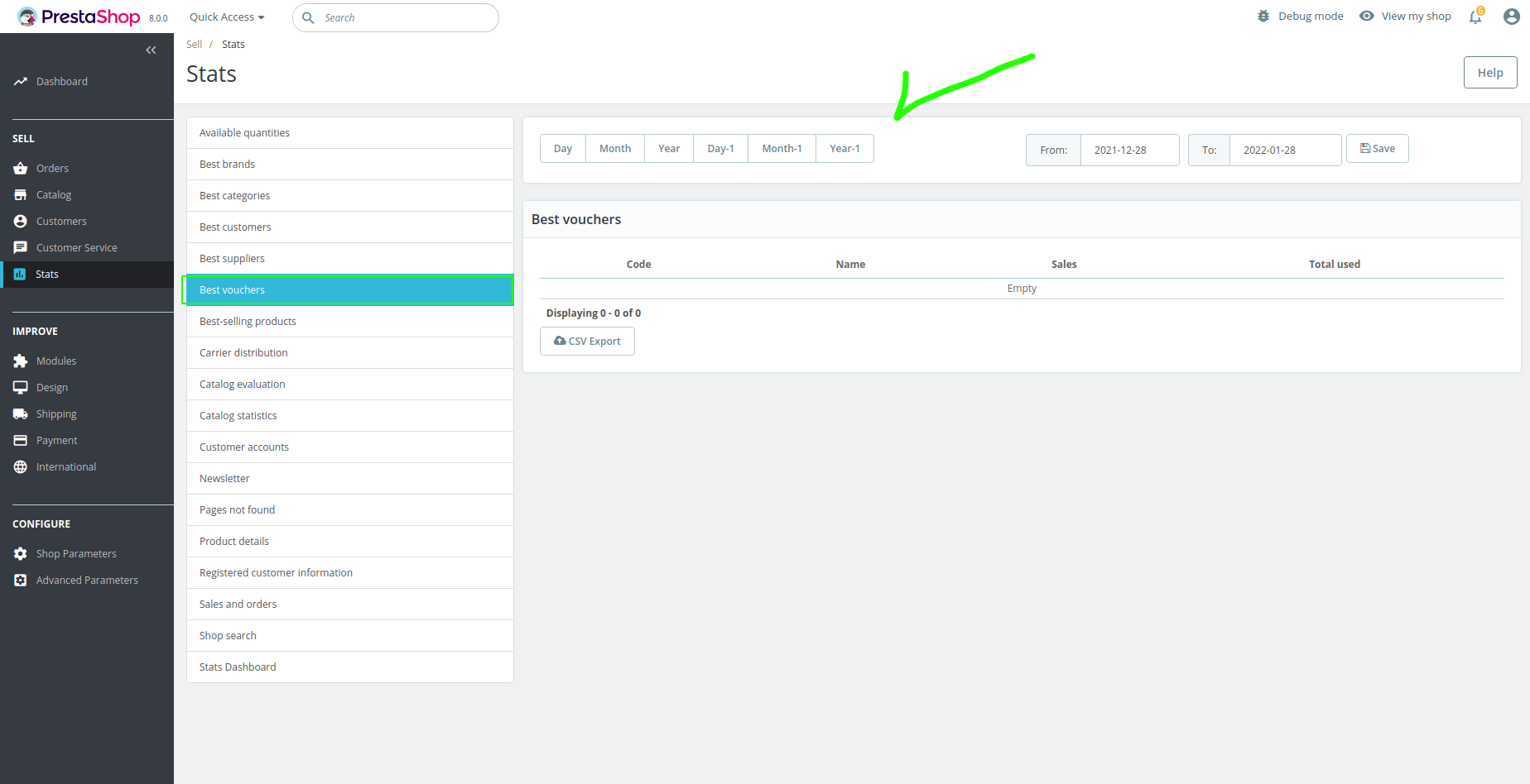BO - An error is displayed in the Stats page - Best vouchers module · Issue #27195 · PrestaShop ...